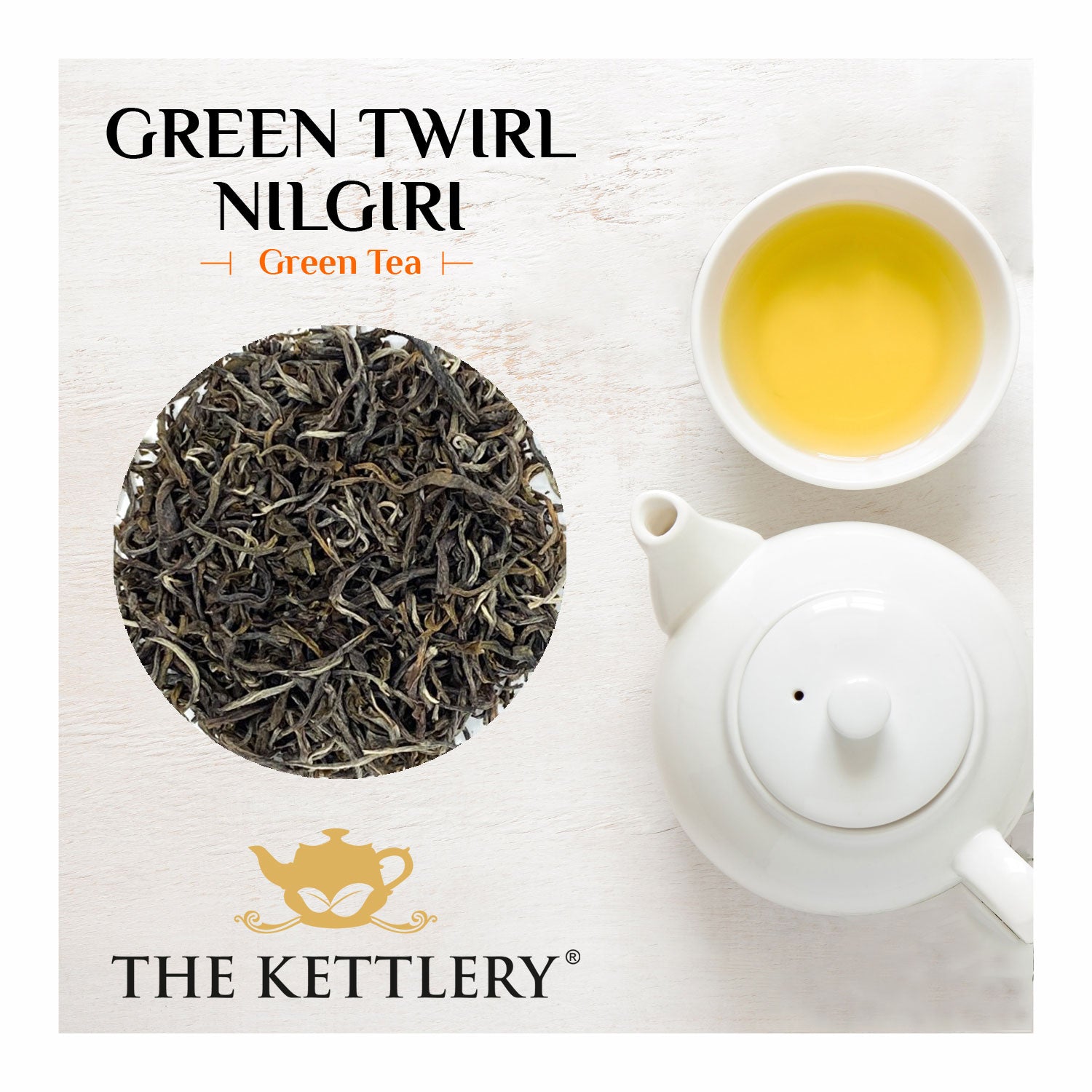 Green Twirl Nilgiri Green Tea| Nilgiri Teas | The Kettlery