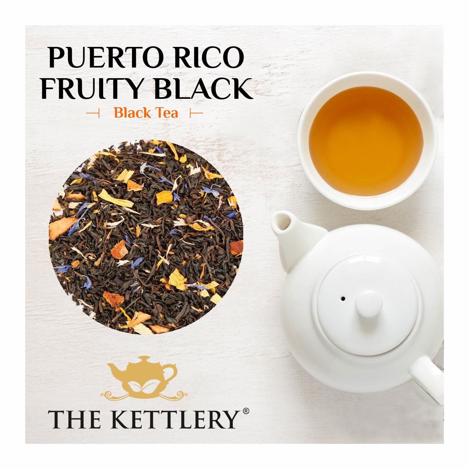 Puerto Rico Rose Black Tea | Iced Teas |The Kettlery